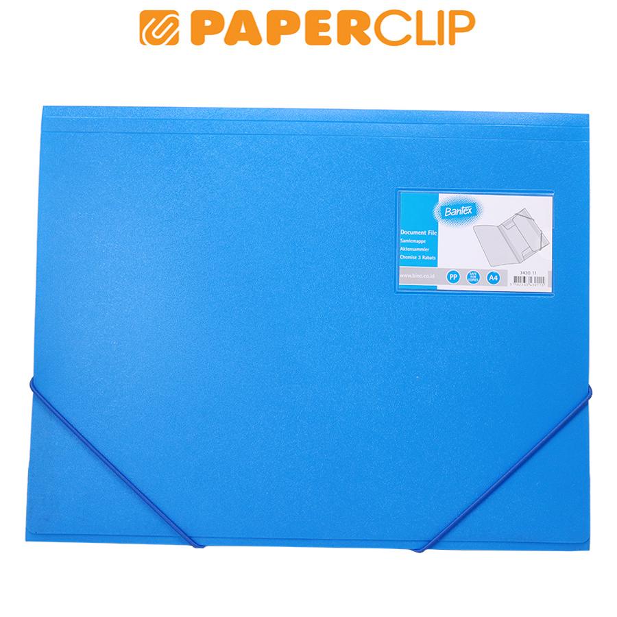 Jual ACTION CASE / DOKUMEN FILE BANTEX 3430 A4 11 COBALT BLUE | Shopee ...