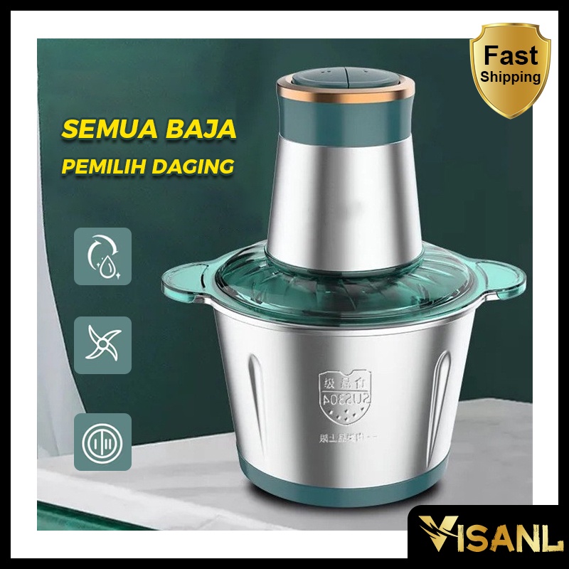 Jual 2L Chopper Blender Daging Penggiling Meat Blender Elektrik ...