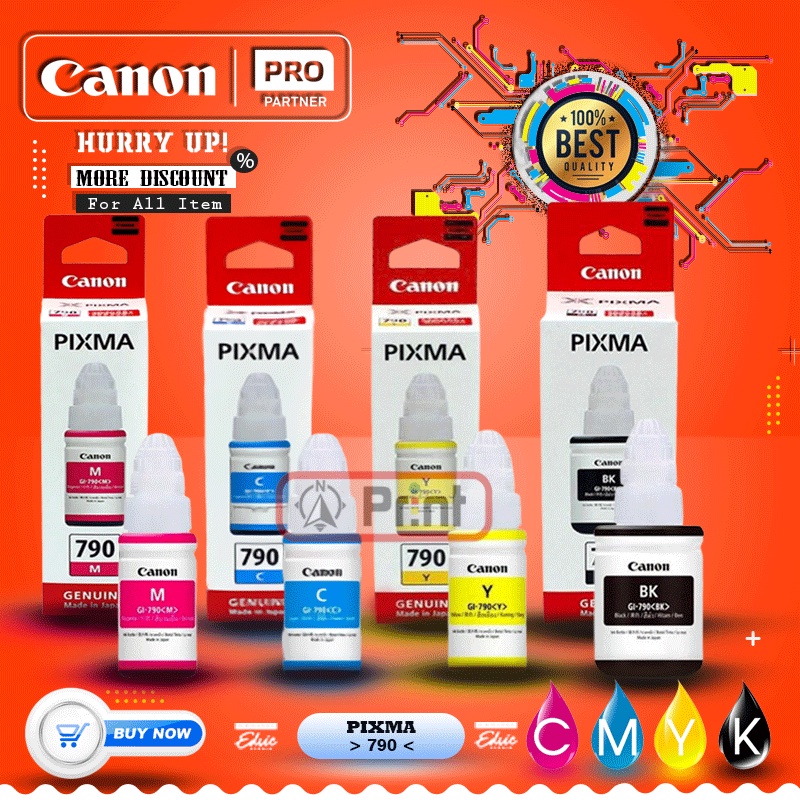 Jual Tinta printer canon pixma 790 SERIES G1010 G2010 G1000 G2000 G3000 ...