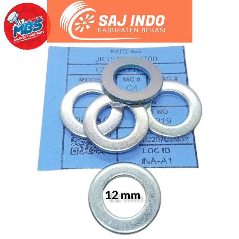 Jual SIG RING PLAT AS RODA M12 BAUT 17 LEBAR 22MM TEBAL 2MM ORIGINAL ...