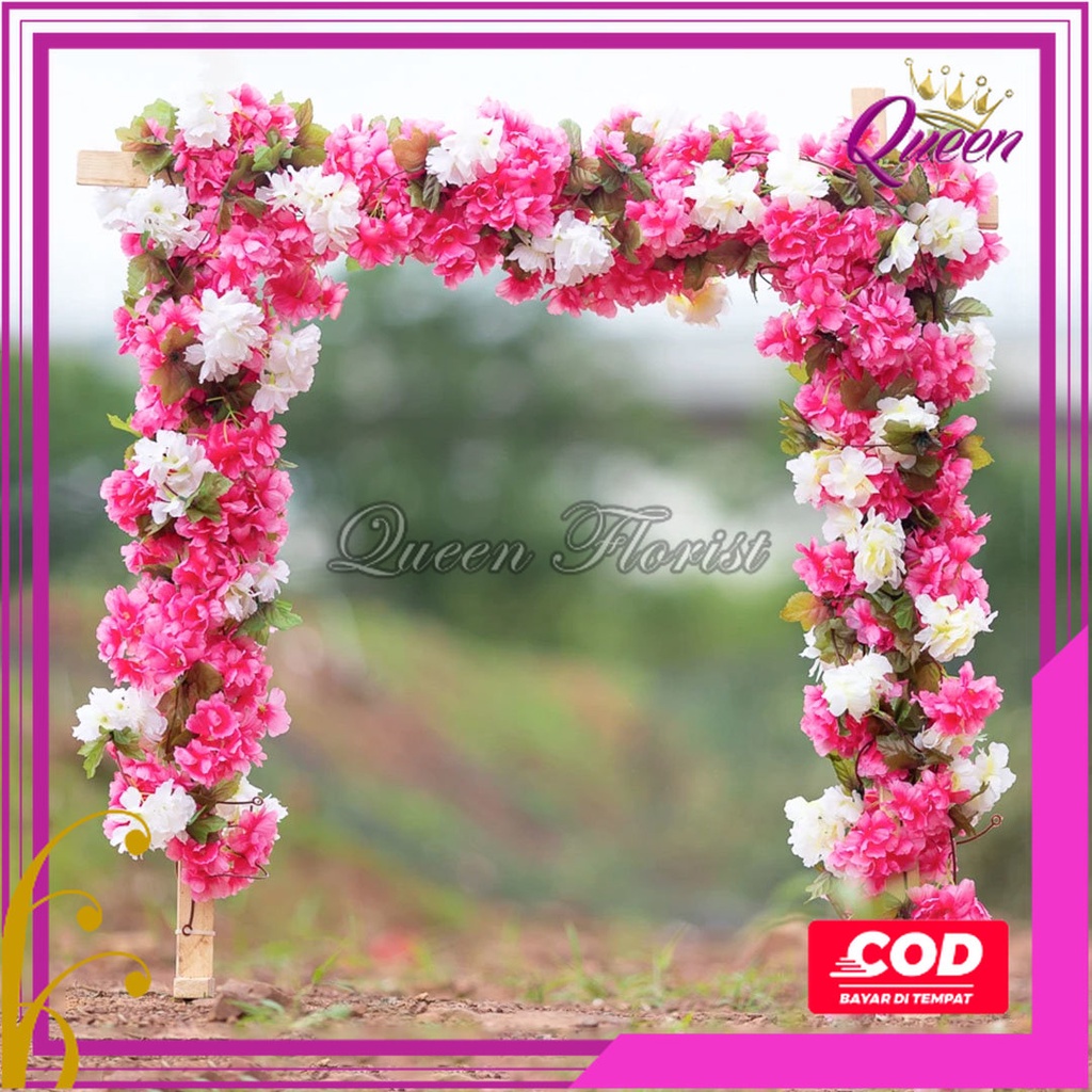 Jual Bunga Rambat Juntai Garlan Cherry Blossom - Bunga Cherry Blossom ...