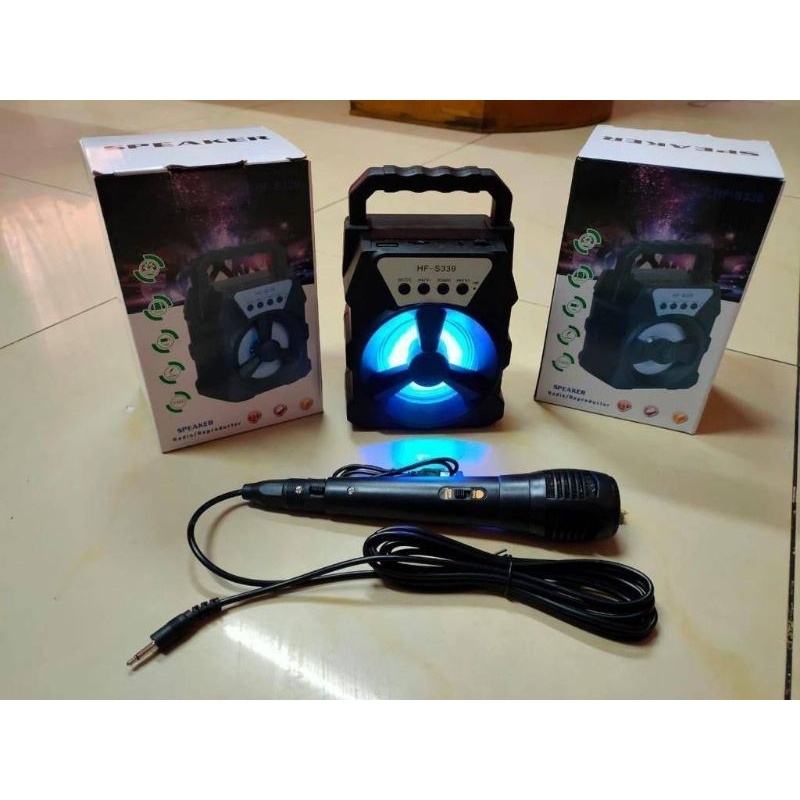 Jual Speaker Bluetooth + Mic HF S339 | Shopee Indonesia