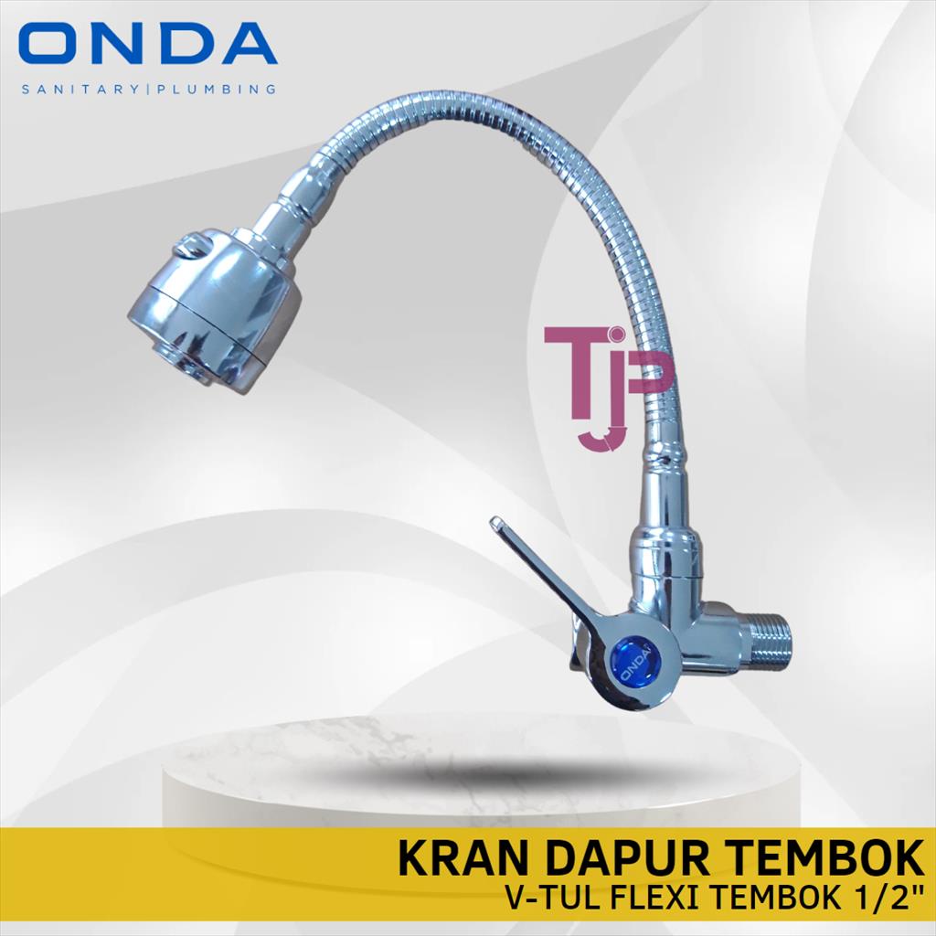 Jual ONDA KRAN DAPUR V-TUL FLEXI TEMBOK 1/2" | Shopee Indonesia