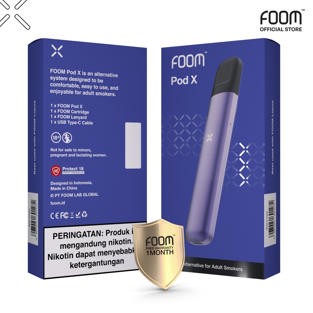 Jual FOOM POD X Device Only - Wild Purple | Shopee Indonesia