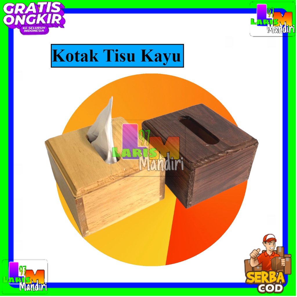 Jual Tissue Box Tempat Tisu / Tempat Tissue Minimalis Tempat Tisu Kayu ...