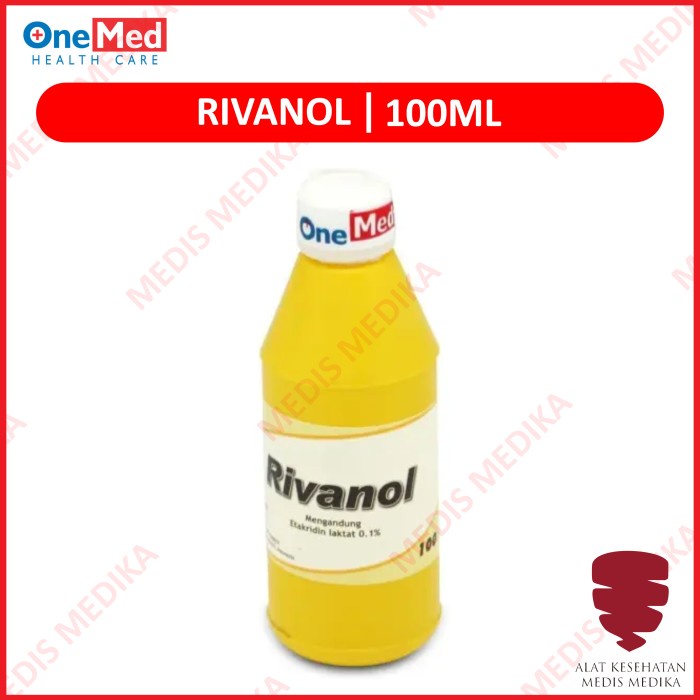 Jual Rivanol 100ml Onemed Antiseptik Luka Cair Perlengkapan P3K ...