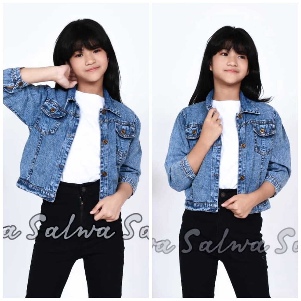 Jual JAKET JEANS ANAK PEREMPUAN ORI USIA 1-13 TAHUN | Shopee Indonesia