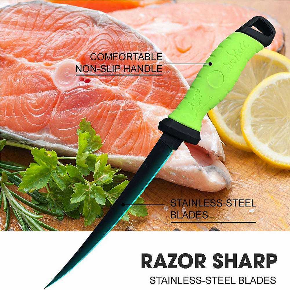 Jual Pisau Filet Ikan Tajam Fillet Daging Jepang Boning Stainlees ...