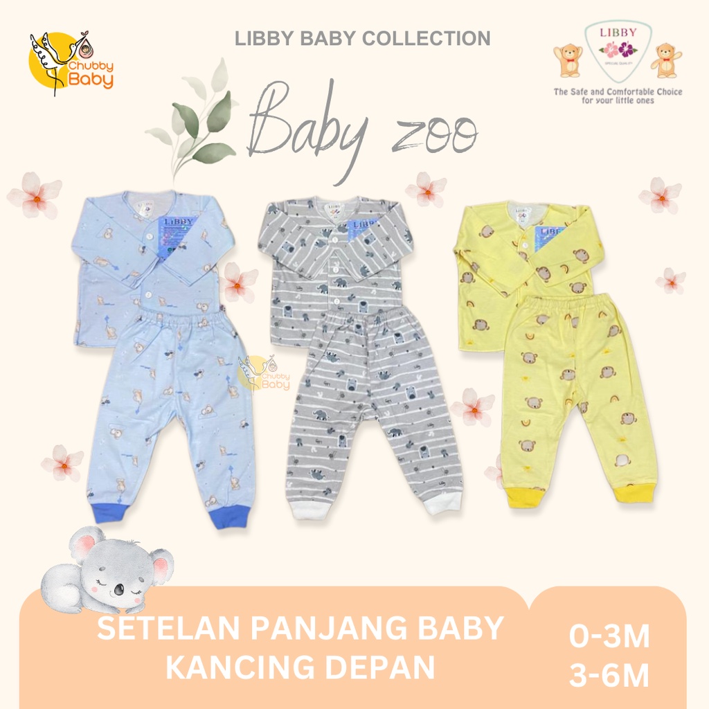 Jual Libby - Baby Zoo | Setelan Panjang Baby Size 3stel | Shopee Indonesia