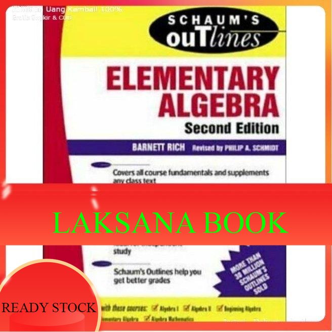 Jual Buku Elementary Algebra second 2th 2e 2 edition | Shopee Indonesia