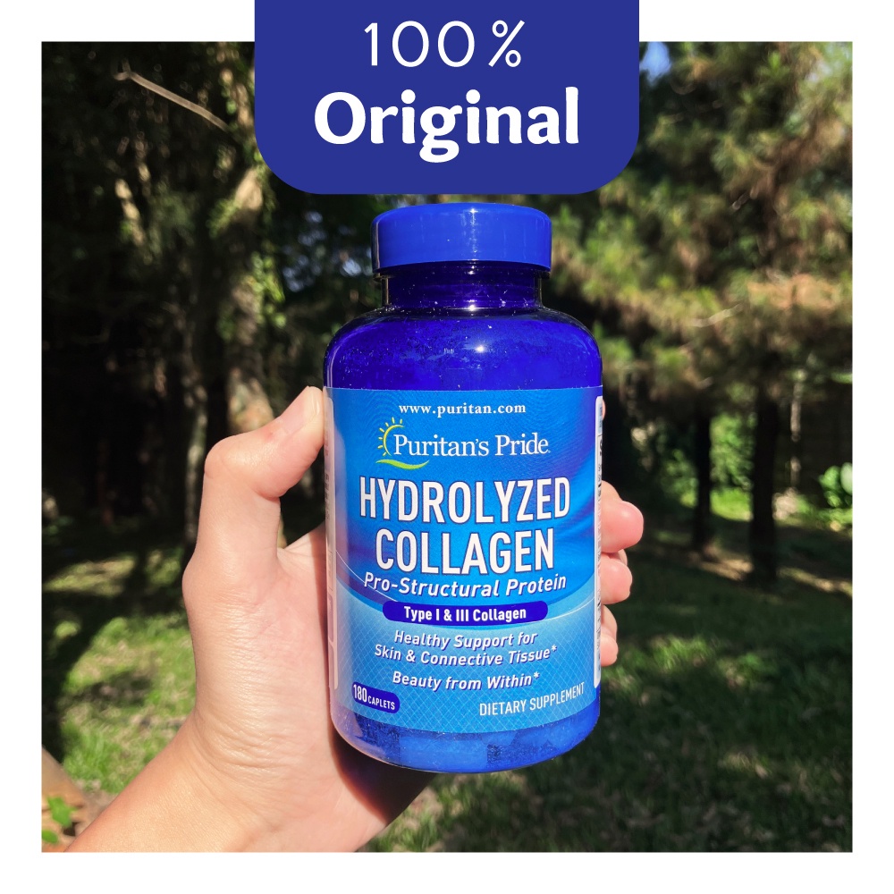 Jual Puritan Pride Hydrolyzed Collagen 1000mg 180 Tablet - Original USA ...