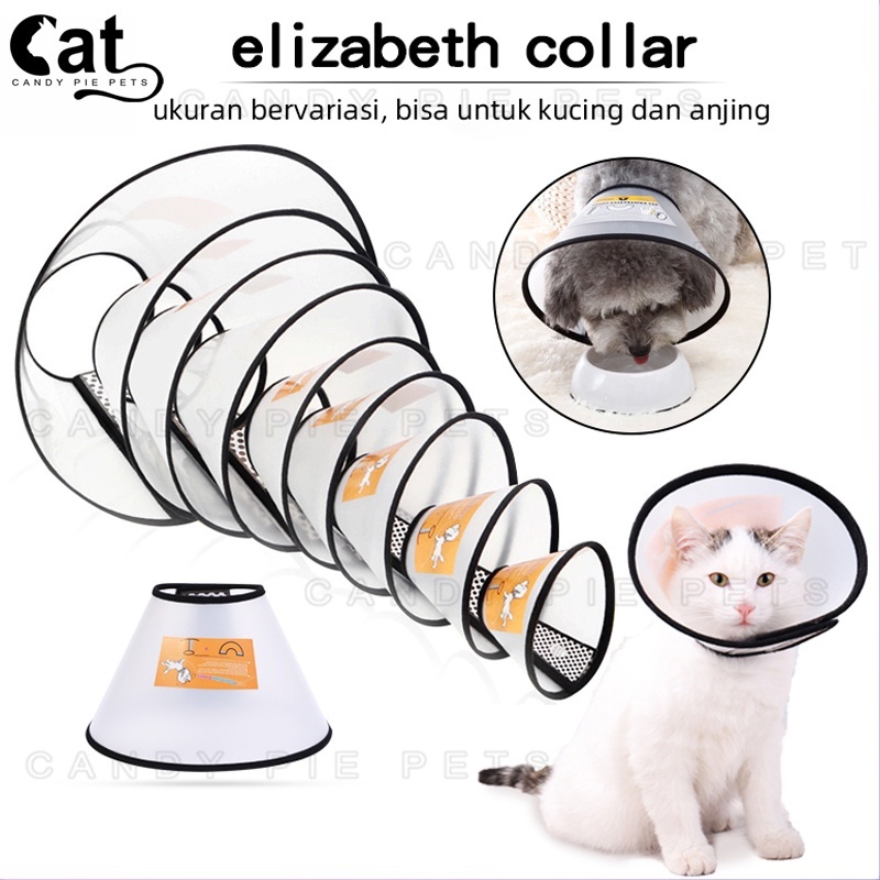 Jual Collar Kucing Leher Kucing Anti Jilat Corong Kucing Collar Anjing ...