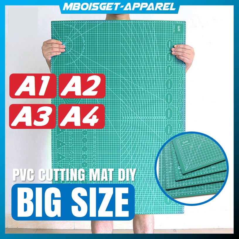 Jual MBOISGET - QJH Working Pad Cutting Mat Alas Potong Papan Kerja A1 A2 A3 A4 A5 | Shopee ...