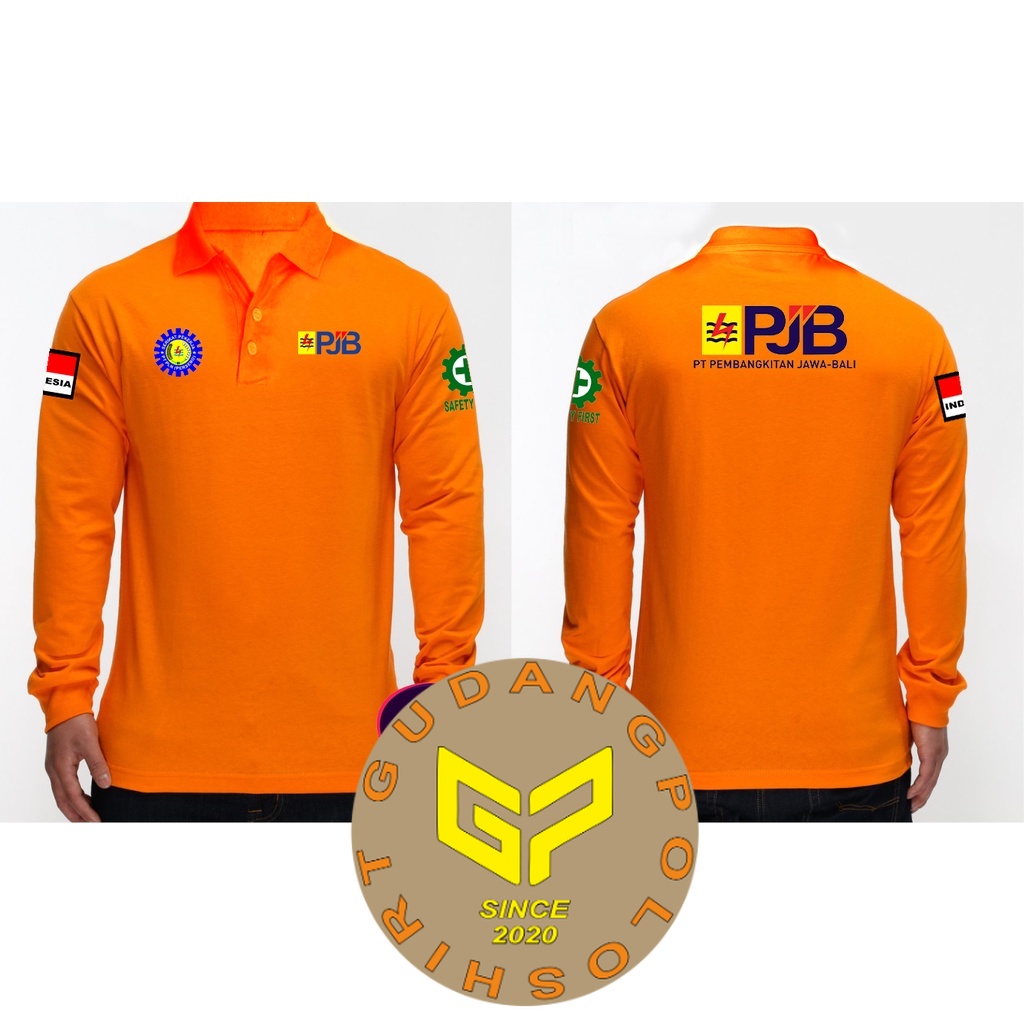 Jual BAJU kerah mode polo LISTRIK PULAU JAWA-BALI belakang dan Depan LOGO PLN - BAJU PLN LISTRIK ...