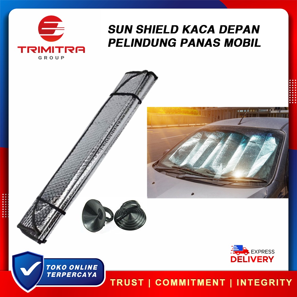 Jual SUN SHIELD PENAHAN PANAS KACA DEPAN MOBIL SUNSHIELD LIPAT ...