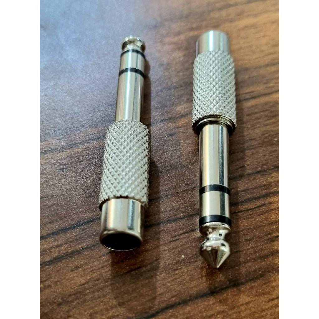 Jual Jack Konverter Sambungan 1Cover RCA to 1Jack Akai Stereo Besi ...