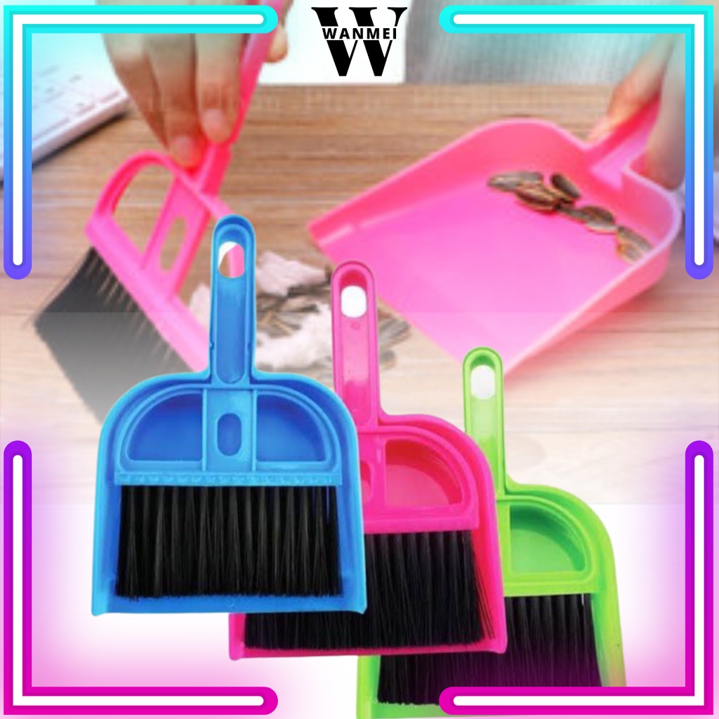 Jual WM Sapu Pengki Set / Sapu dan Pengki Mini Set / Mini Dustpan Set ...
