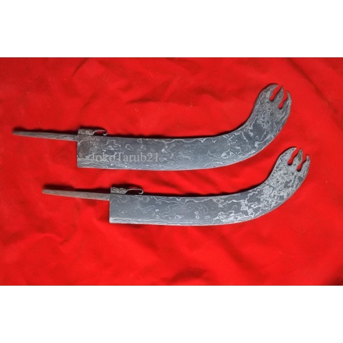 Jual keris arok senjata khas bali bahan besi lipat berpamor langka ...