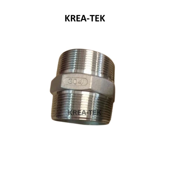 Jual Double nipple 3/4 inch ss304 / hex nepel / drat / Doubel nipel SS 304 | Shopee Indonesia