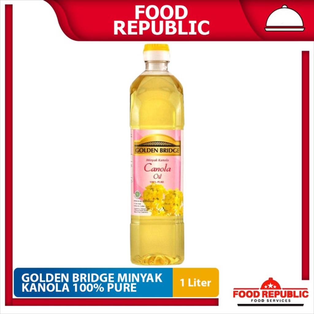 Jual Golden Bridge Canola Oil 1 Liter Minyak Kanola 100% Pure Best Seller | Shopee Indonesia