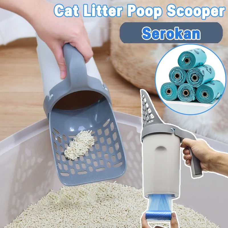 Jual Cat Litter Poop Scooper /kotoran hewan cat litter /Poop Pet Sand ...