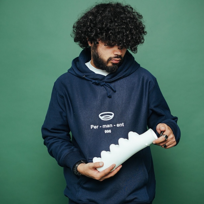 Jual UNKL347 Jacket Hoodie Navy Model Simpel Bahan Fleece RTC | Shopee ...