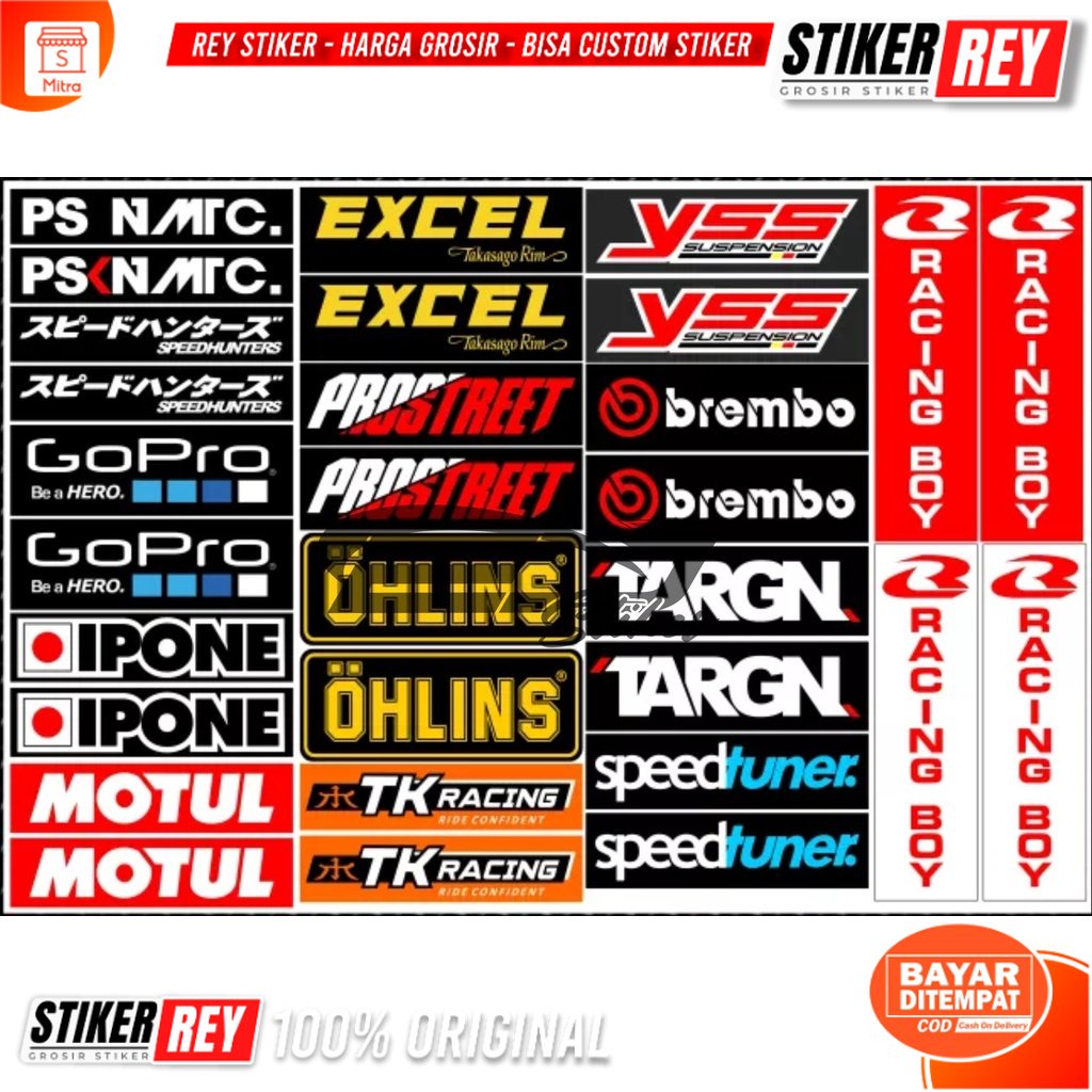 Jual STIKER RACING PACK STIKER HEREX ,STIKER MOTOR RACING ,STIKER ...