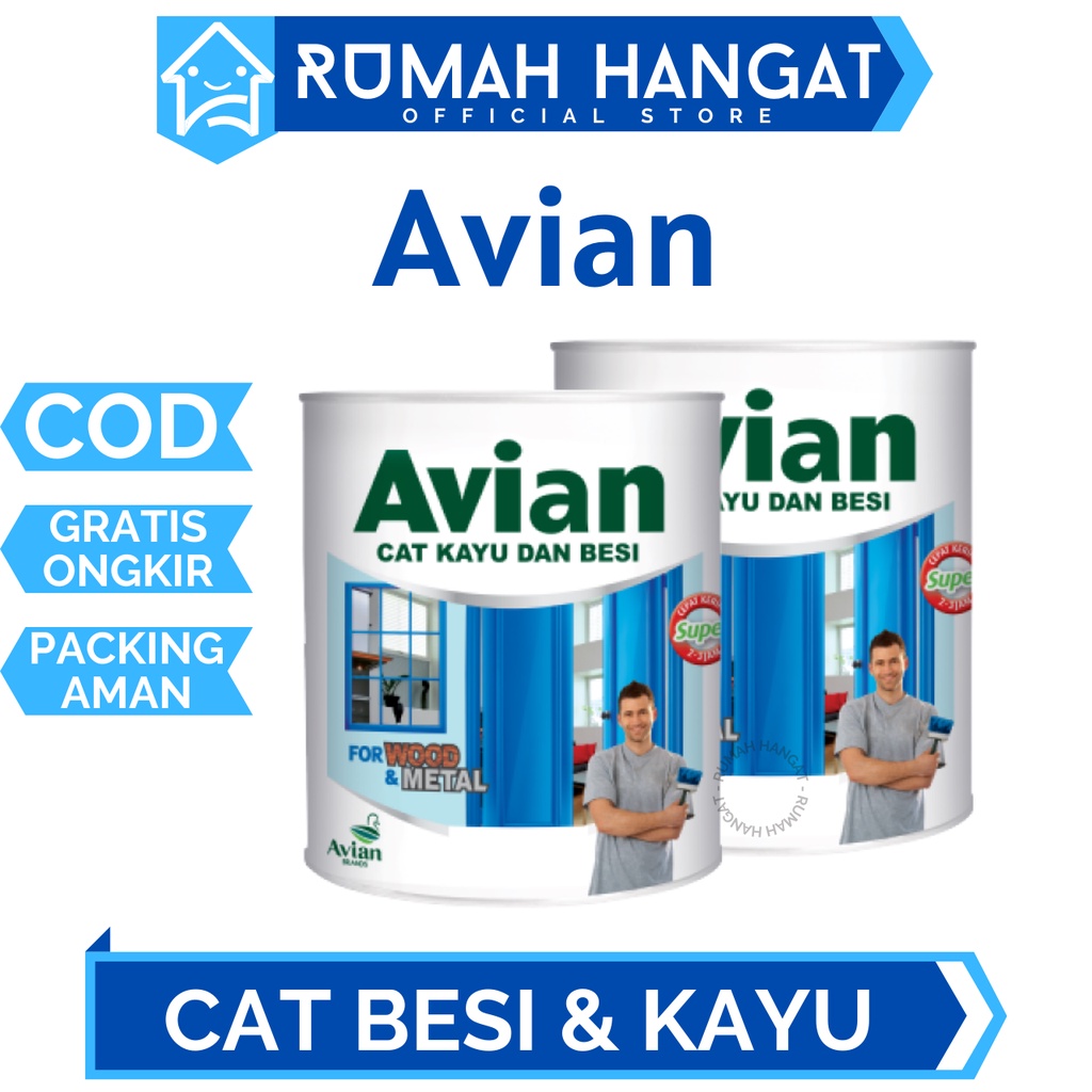 Jual AVIAN CAT KAYU BESI 1KG 0,9 LITER | Shopee Indonesia