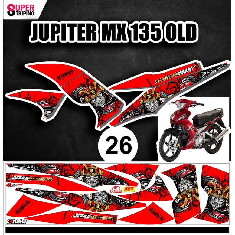 Jual STICKER MX LAMA Varian 26 - Desain Striping List Lis Stiker ...
