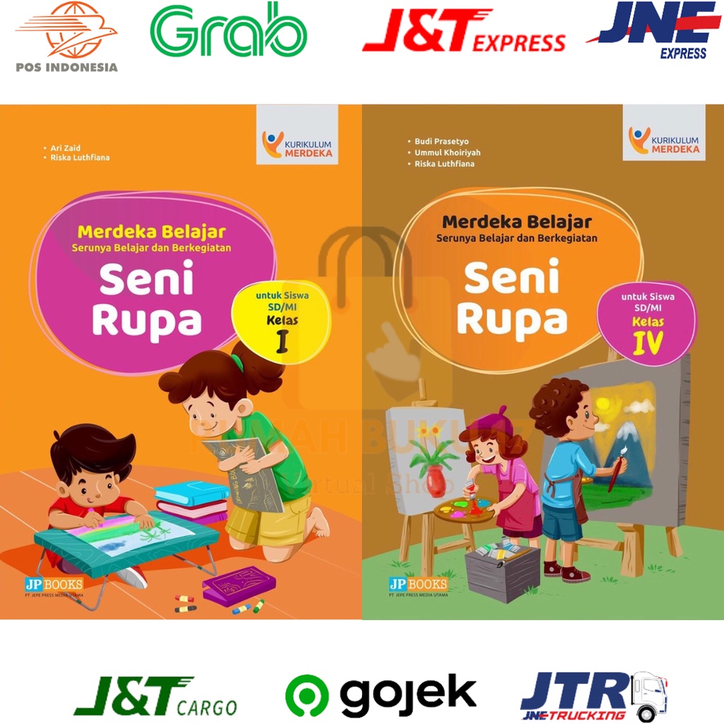 Jual Kurmer JP Books | Buku Pendamping Seni Rupa Kelas 1 2 3 4 5 6 SD | Shopee Indonesia