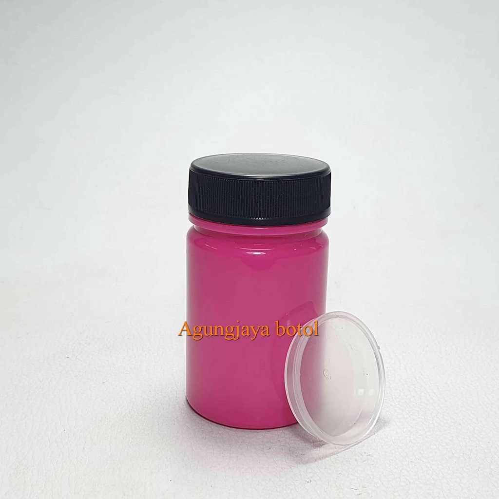 Jual Botol Kapsul 60 Ml Ps Pink / Botol 30 Kapsul / Pet Ps N 38 / Botol ...