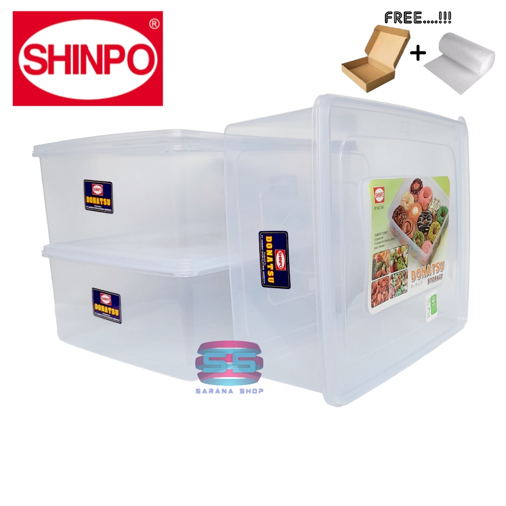 Jual Tempat Kotak Donat / Box Donatsu SIP 360M dan 360L Shinpo Plastik ...