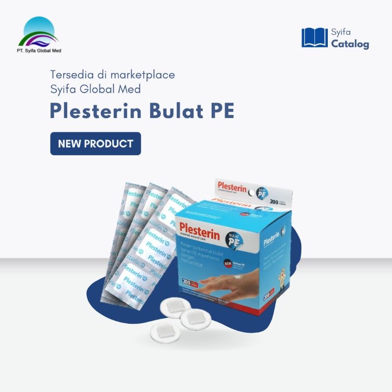 Jual Plesterin Bulat PE Transparan / Onemed | Shopee Indonesia
