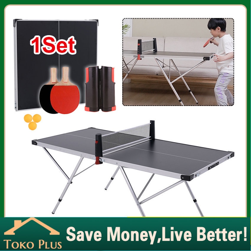 Jual Mini Meja Tenis 5 Ft Table Tennis Lipat Protable - Meja Lipat ...