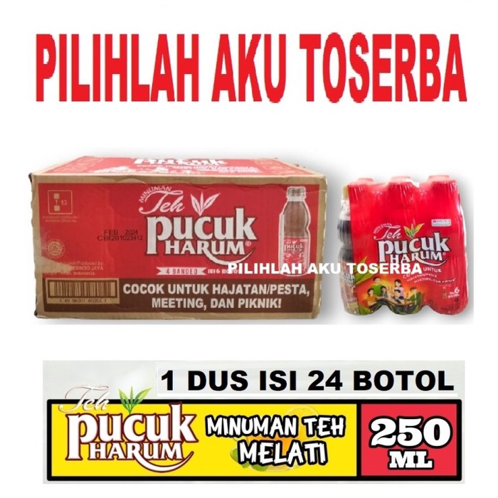 Jual Teh PUCUK Harum Original Botol 250 ml - ( HARGA 1 DUS ISI 24 ...