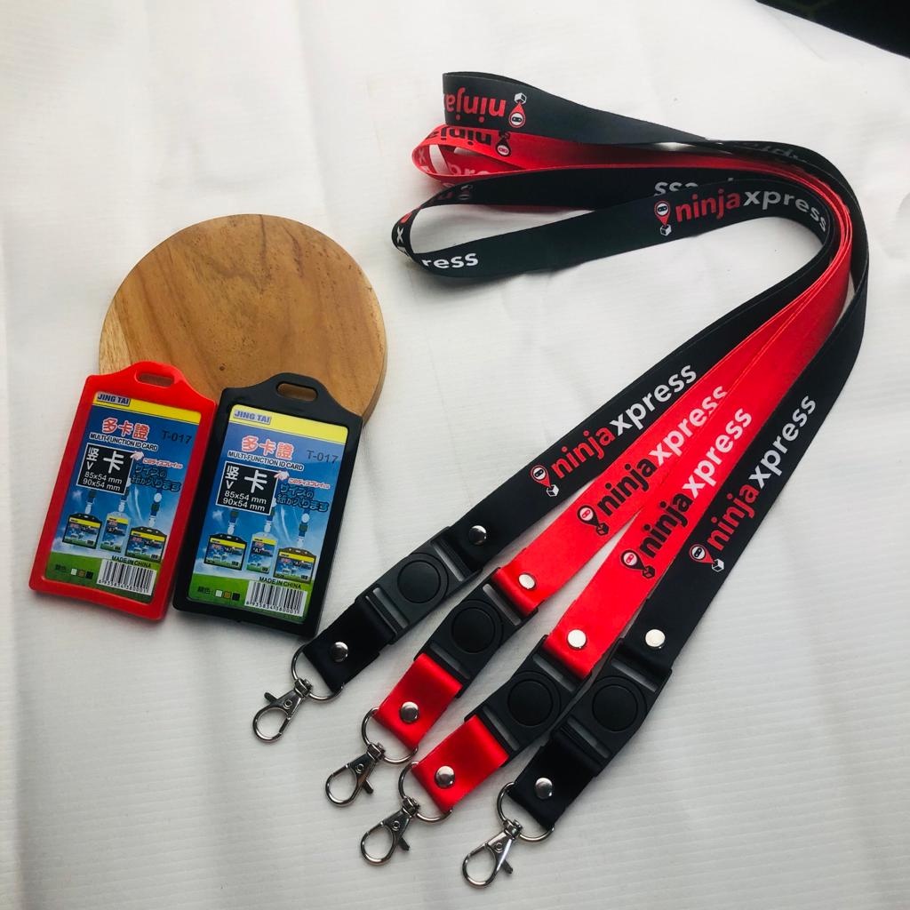 Jual Tali ID Card Ninja Express Lanyard Ninja Xpress Printing 2 sisi ...
