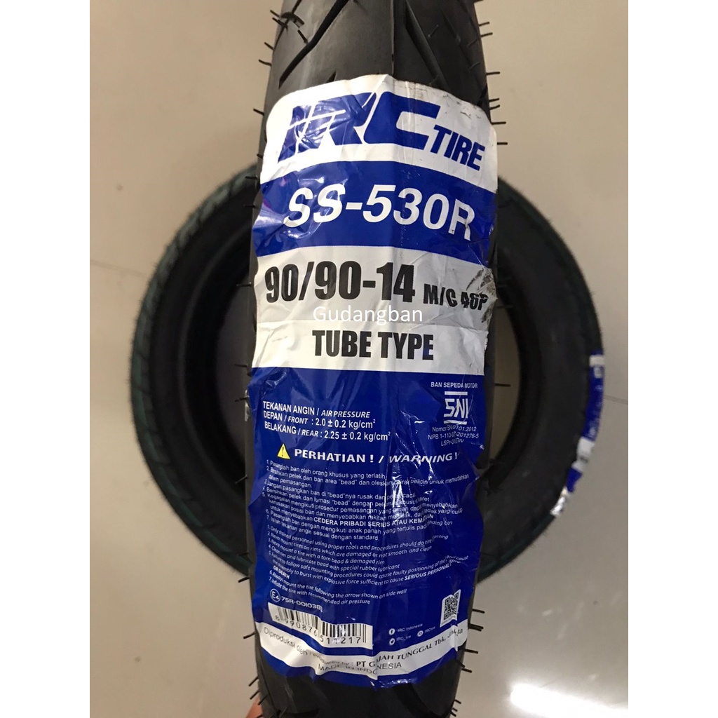 Jual ( TUBETYPE ) IRC SS-530R 90 90 14 SS 530R Ban Luar Motor Matic TT ...