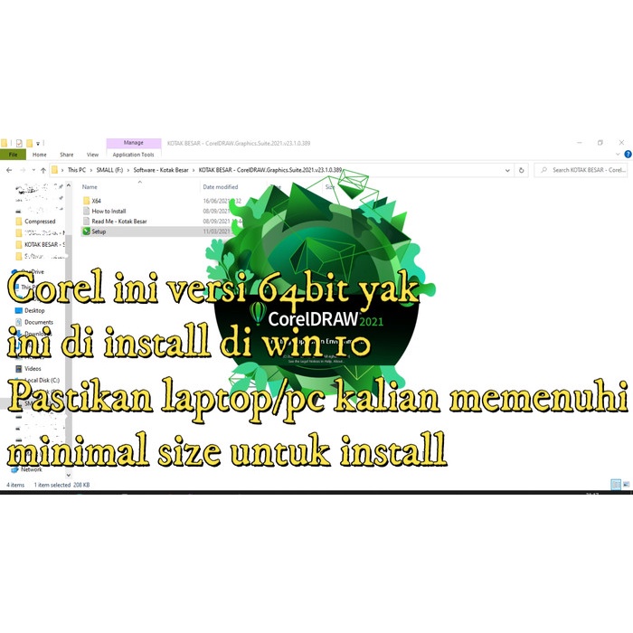 Jual COREL DRAW 2021 FULL VERSION - WINDOWS10 64BIT - LIFE TIME ...