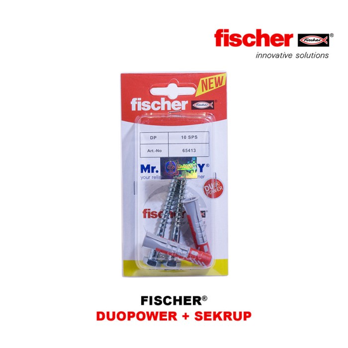 Jual ANGKUR FISCHER DUO POWER + SEKRUP - DP 6 | Shopee Indonesia