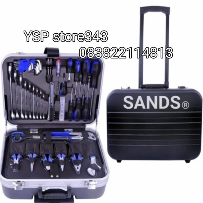 Jual tool box 132 pcs tool kit set trolley premium | Shopee Indonesia