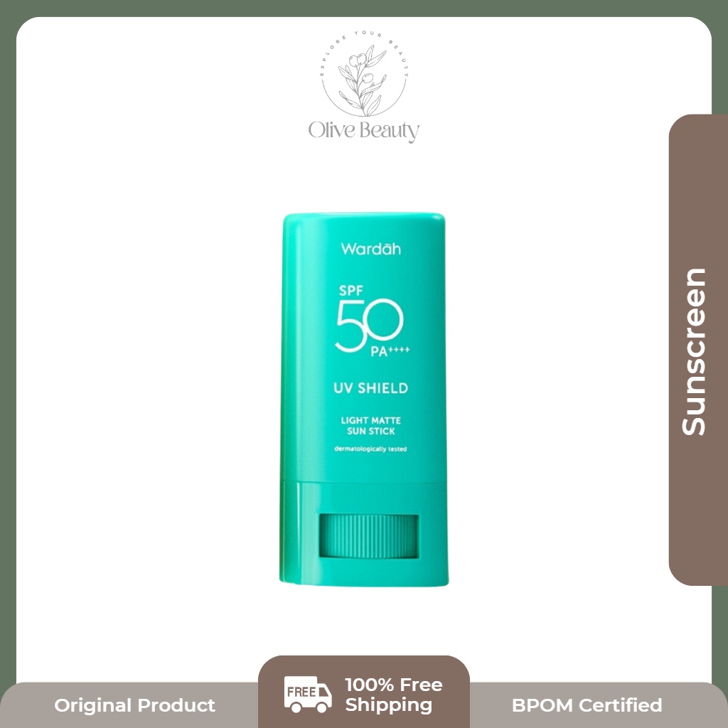 Jual Wardah UV Shield Light Matte Sun Stick SPF 50 PA +++ 22 g ...