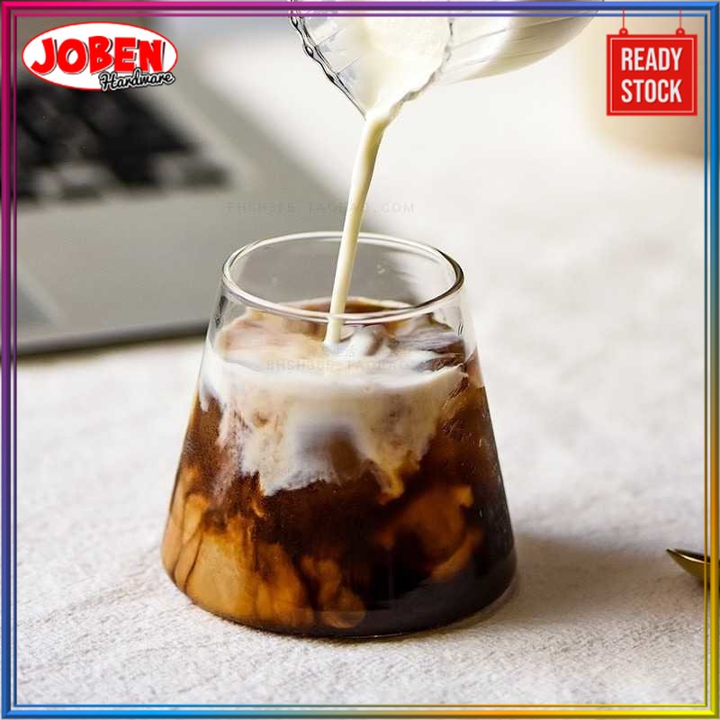 Jual COD Gelas Kaca Untuk Minuman Es Kopi Teh Aesthetic Unik Estetik One Two Cups Gelas Unik ...