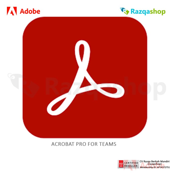 Jual Adobe Acrobat Pro for Teams annual plan original - 1 bulan ...