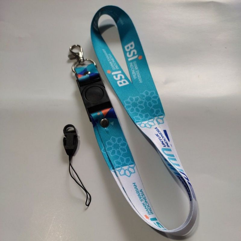 Jual tali id card BSI BUMN / lanyard BSI bank syariah indonesia ...