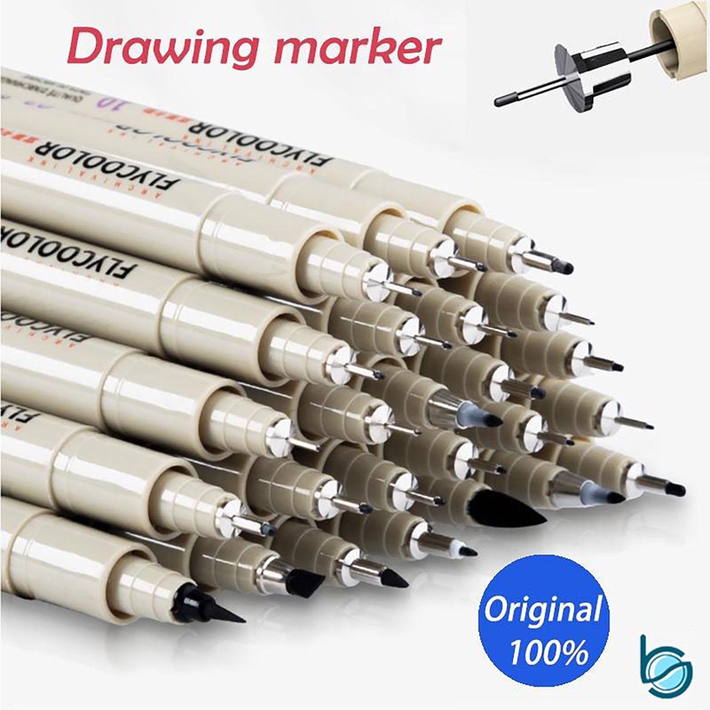 Jual Brush Pen Soft Tip/Pen Art Markers Hard Tip/Soft Tip Marker for ...