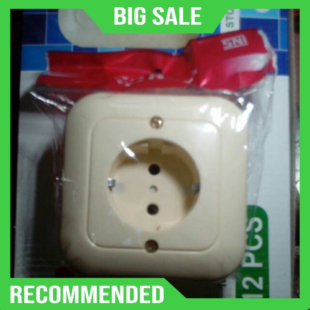 Jual stop kontak colokan tembok tanam | Shopee Indonesia