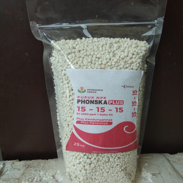 Jual Pupuk NPK PHONSKA plus 15 15 15, repack 1 kg, petrokimia gersik ...