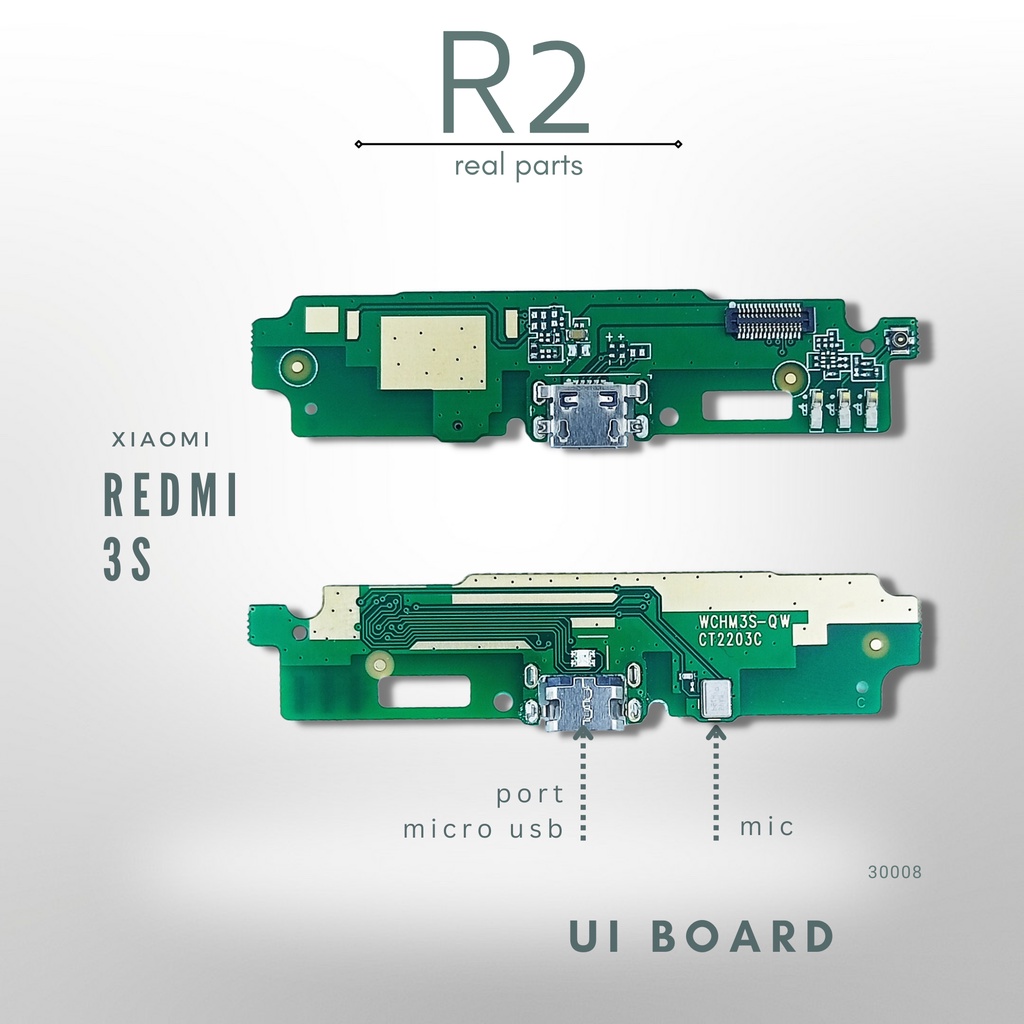 Jual Flexible Papan Board UI Charger Cas Mic Redmi 3S | Shopee Indonesia