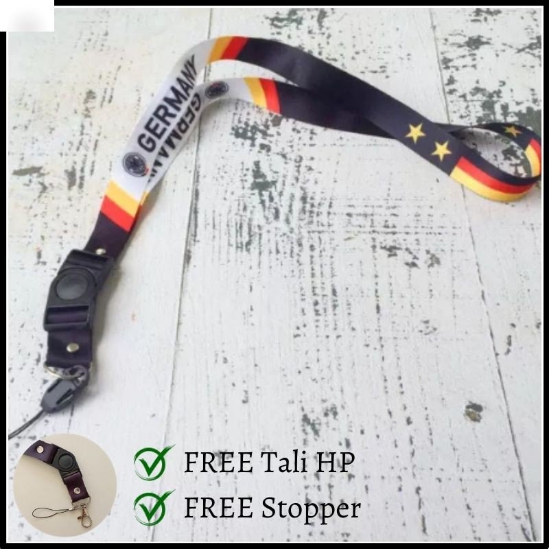 Jual Tali Lanyard Custom FC Germany / Custom Lanyard Tali Gantungan ...