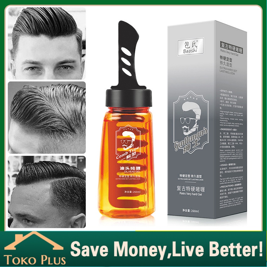 Jual GEL RAMBUT SISIR minyak rambut hair stayling pria minyak rambut ...